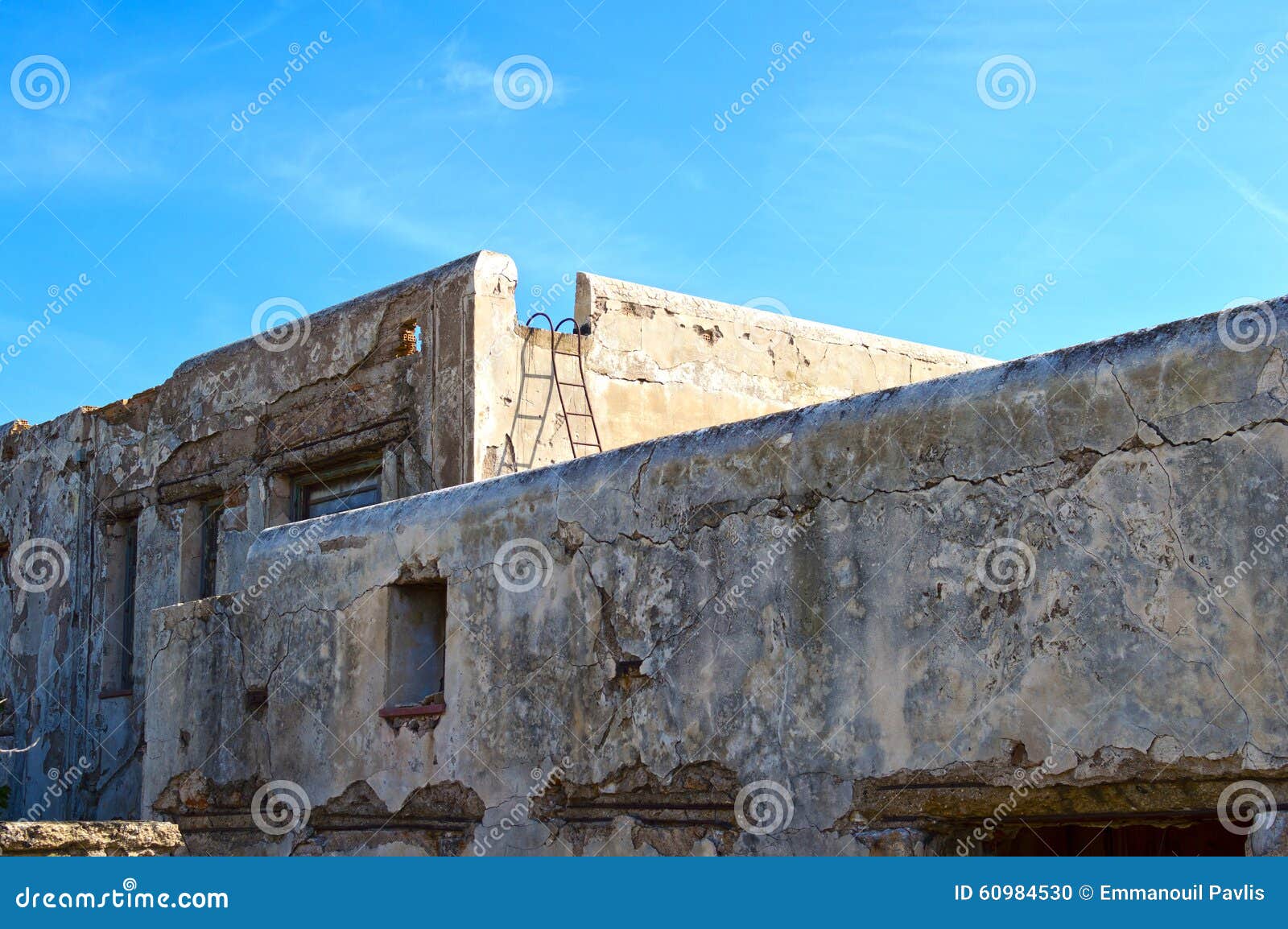 Abandoned building stock photo. Image of demolished, cracked - 60984530