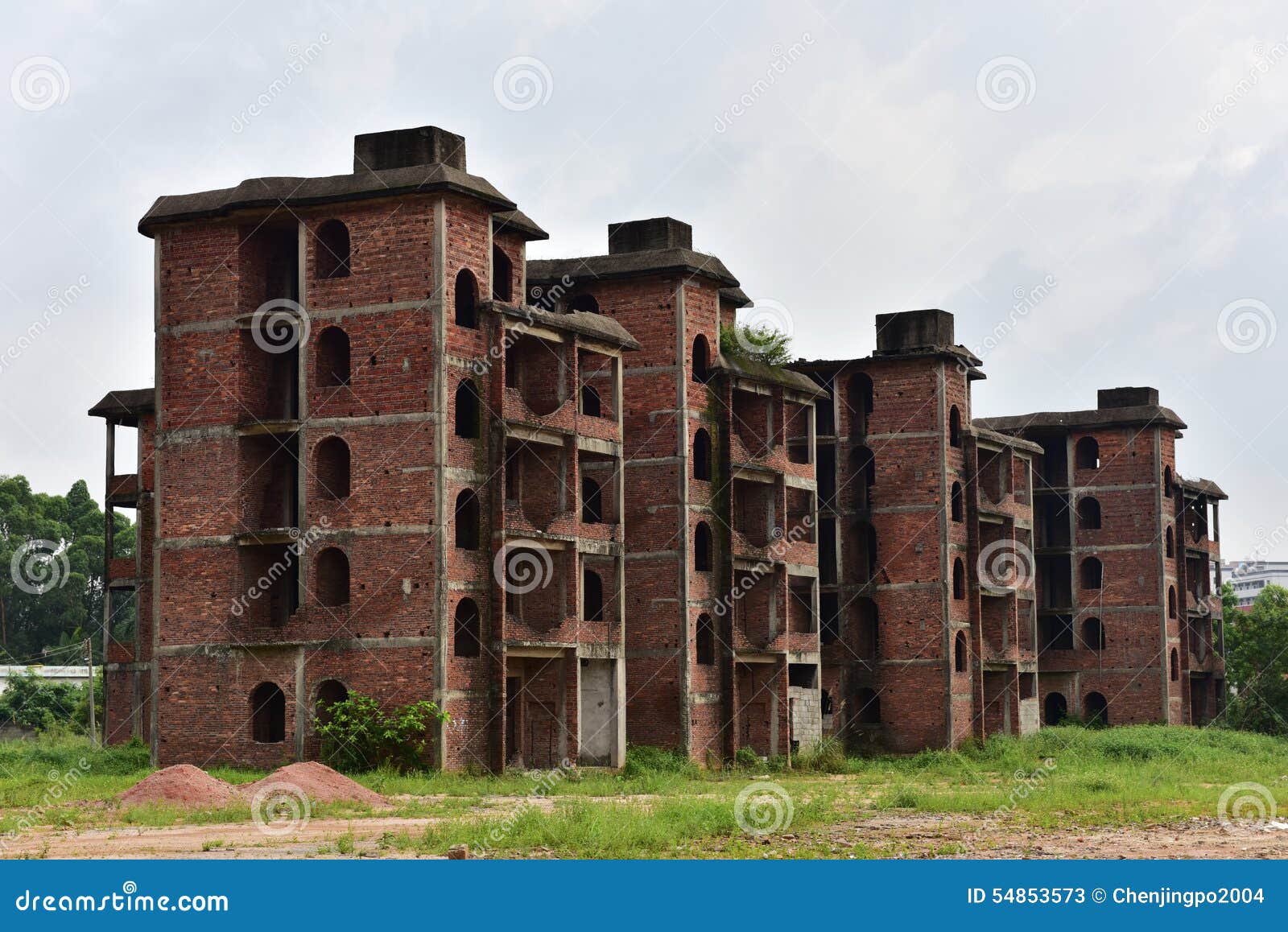 The Abandoned Buildings Stock Image | CartoonDealer.com #54853573