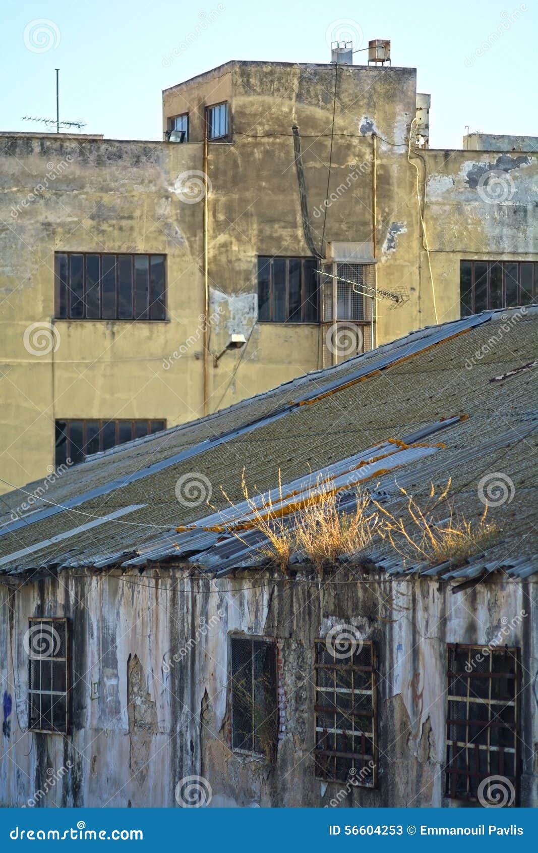 Abandoned buildings stock image. Image of earthquake - 56604253