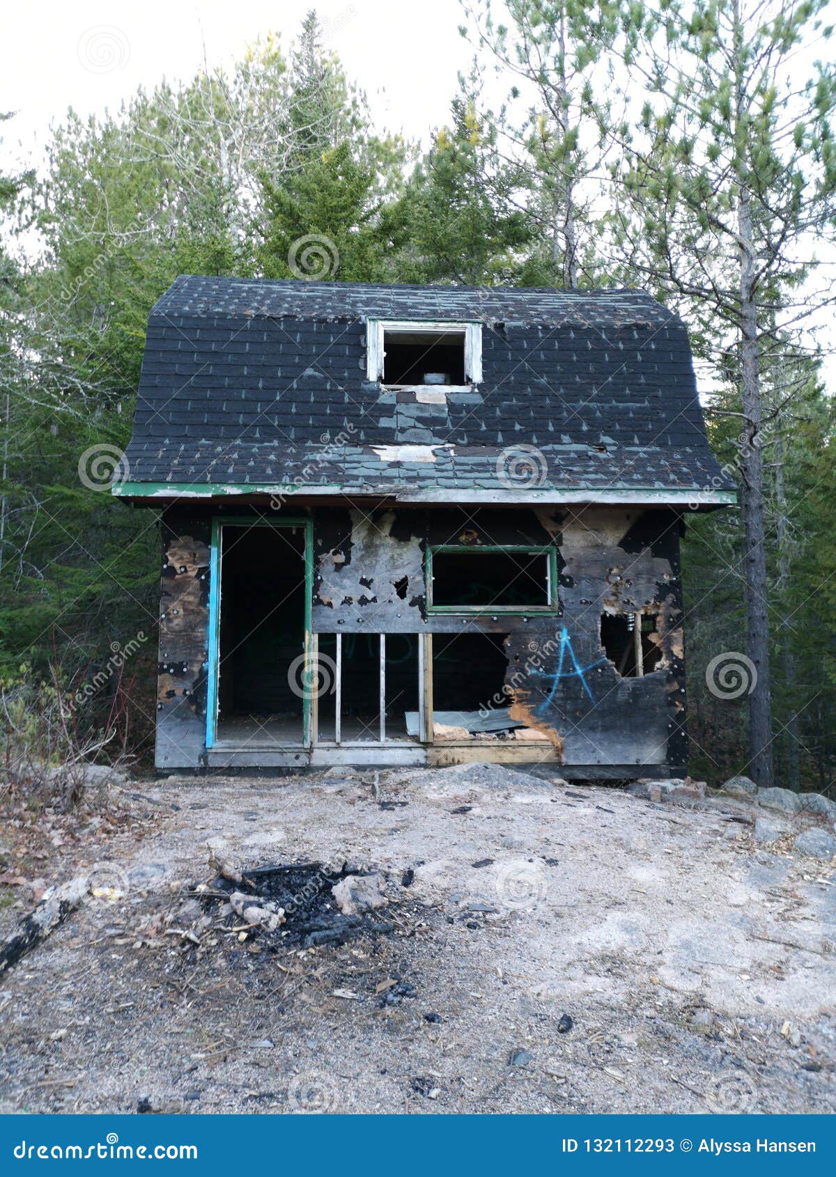 Abandoned stock image. Image of explore, outdoors, cabin - 132112293
