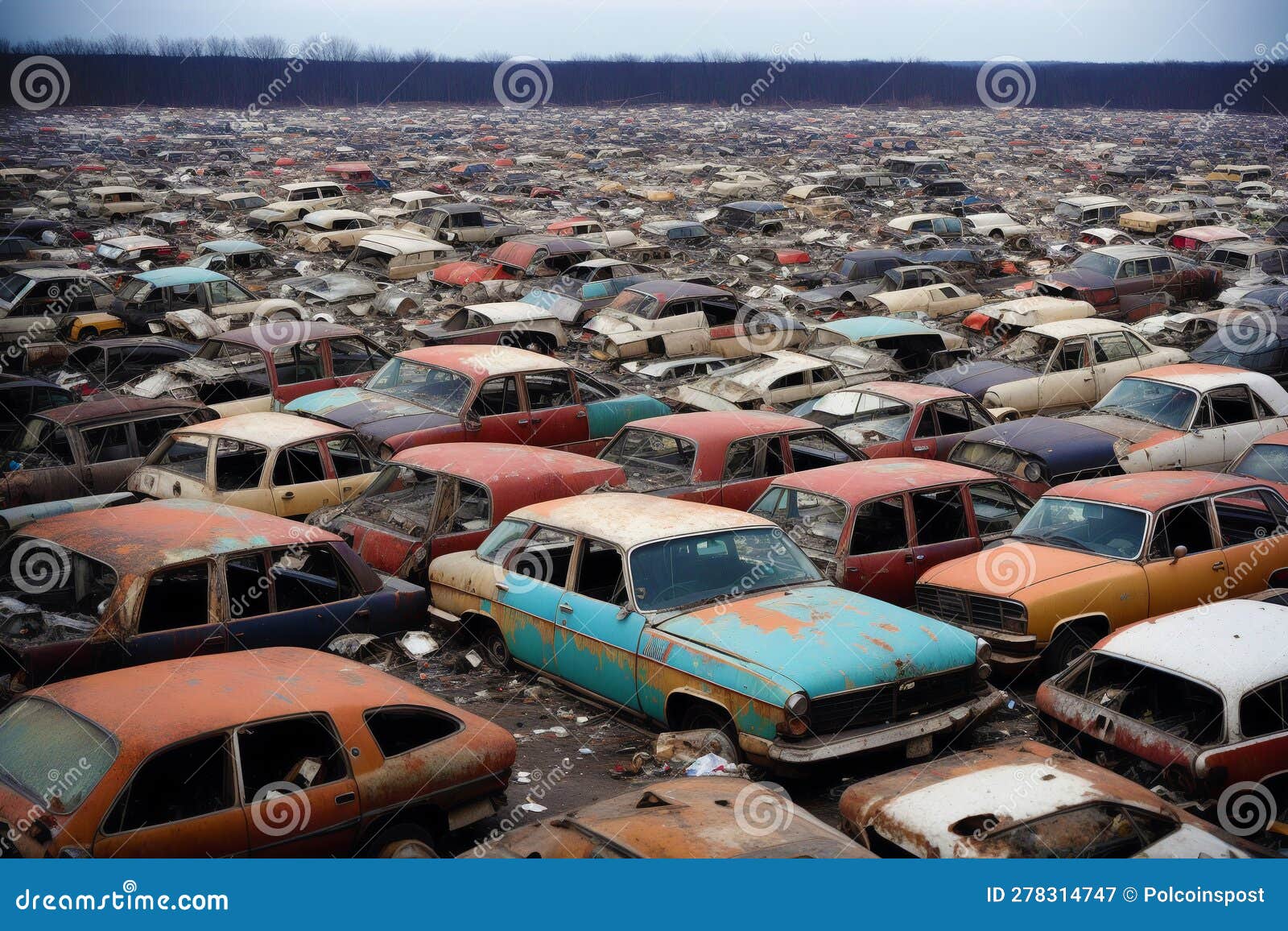 Abandoned Car Dump. Wasteland of Wheels. Exploring the Car Dump ...