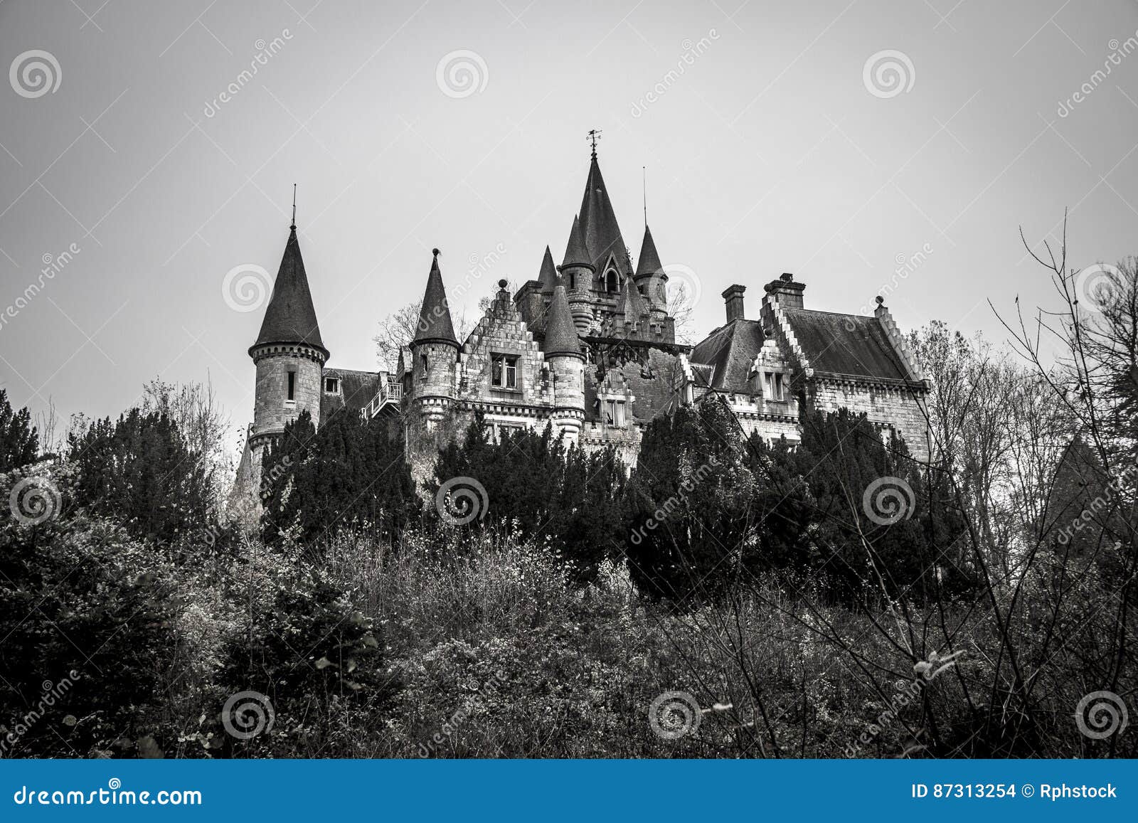 Abandoned Castle in Belgium Stock Photo - Image of away, chateau: 87313254