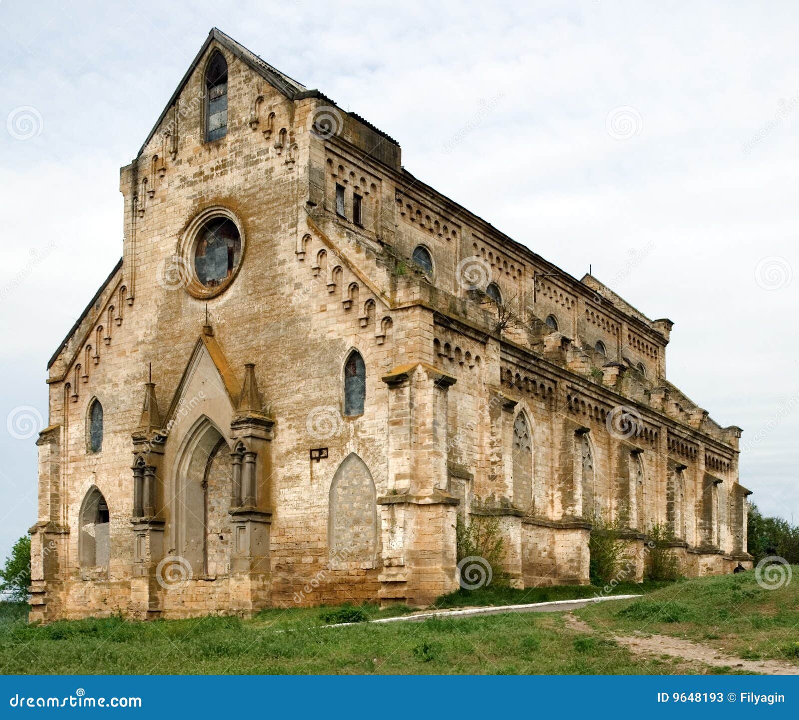 Abandoned Catholic Temple Ruins Stock Image - Image of exterior, built ...