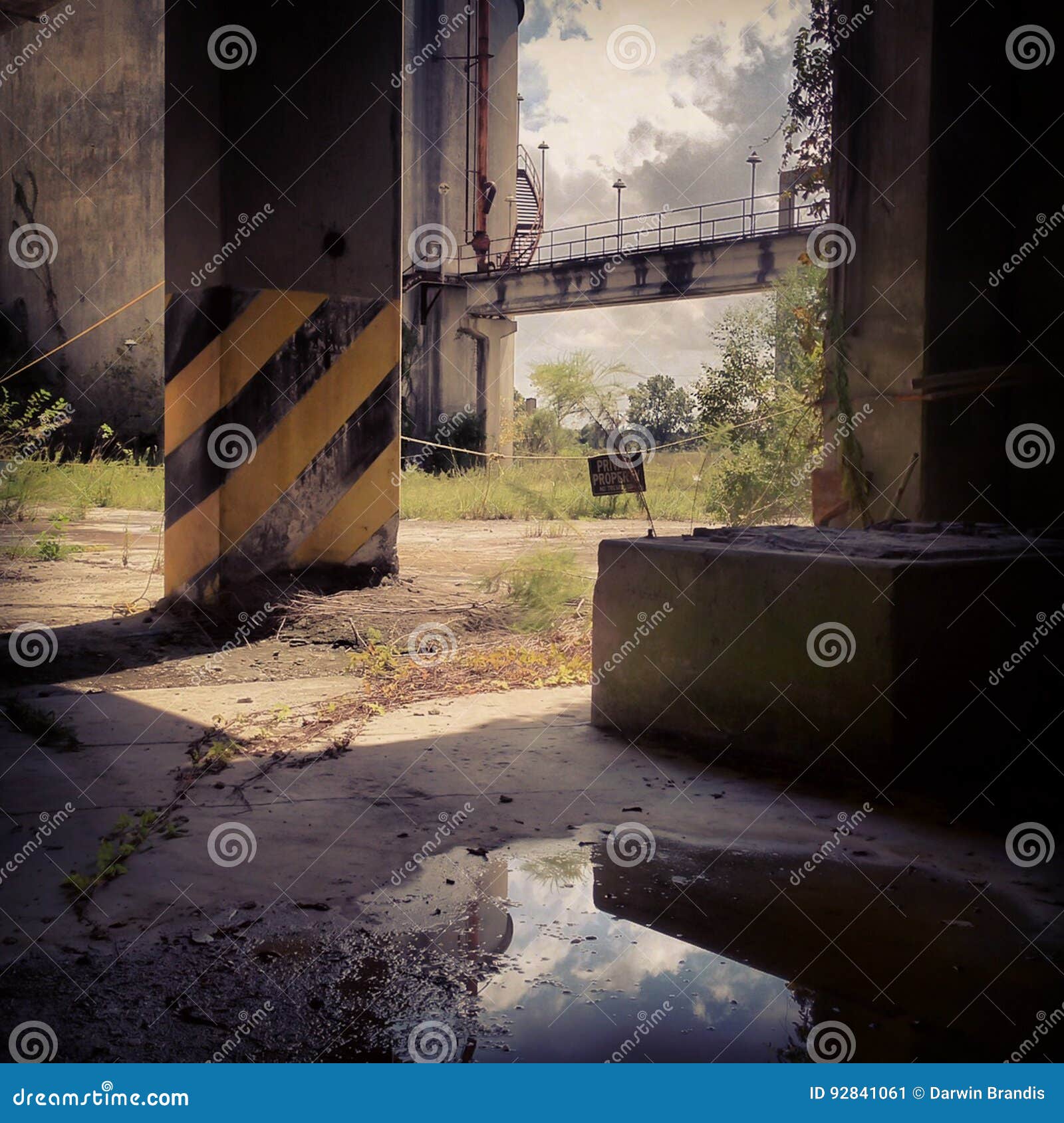 Abandoned Cement Factory stock image. Image of beautiful - 92841061