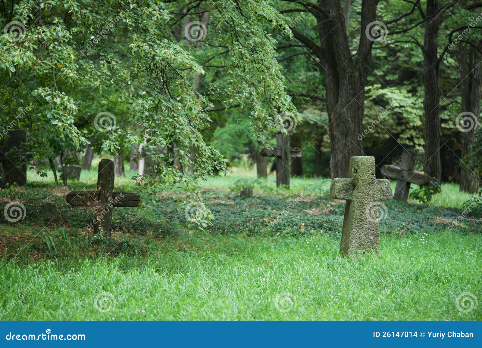 Abandoned cemetery stock photo. Image of culture, moss - 26147014