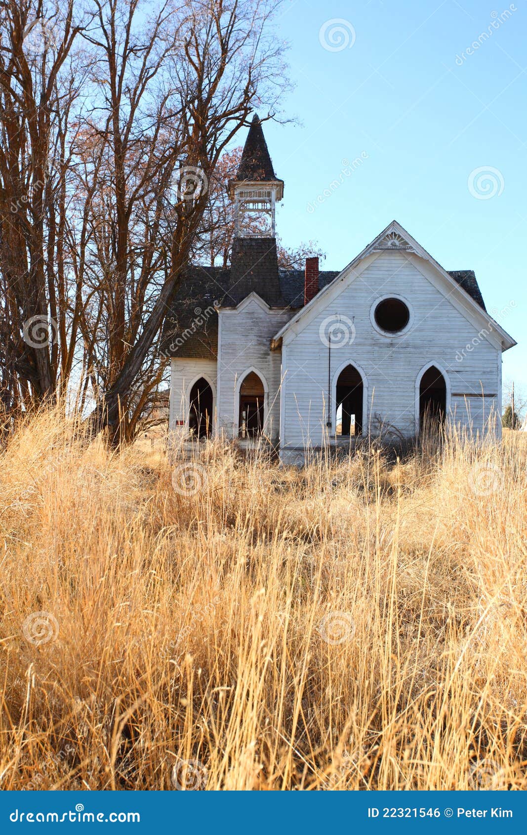 Abandoned church stock photo. Image of deserted, church - 22321546
