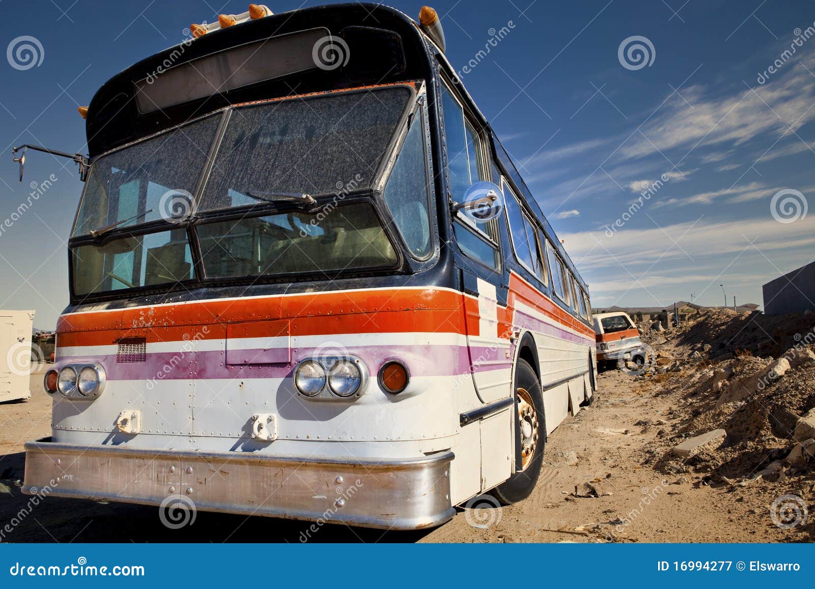 Abandoned City Bus stock image. Image of dump, demolished - 16994277
