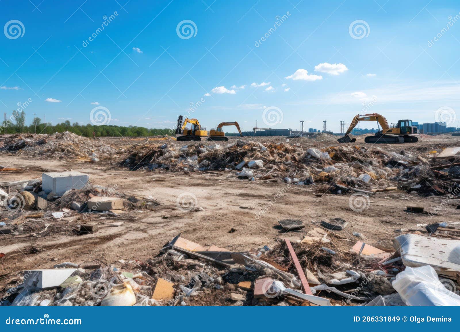 Abandoned Construction Site Plagued by Illegal Waste Dumping and ...