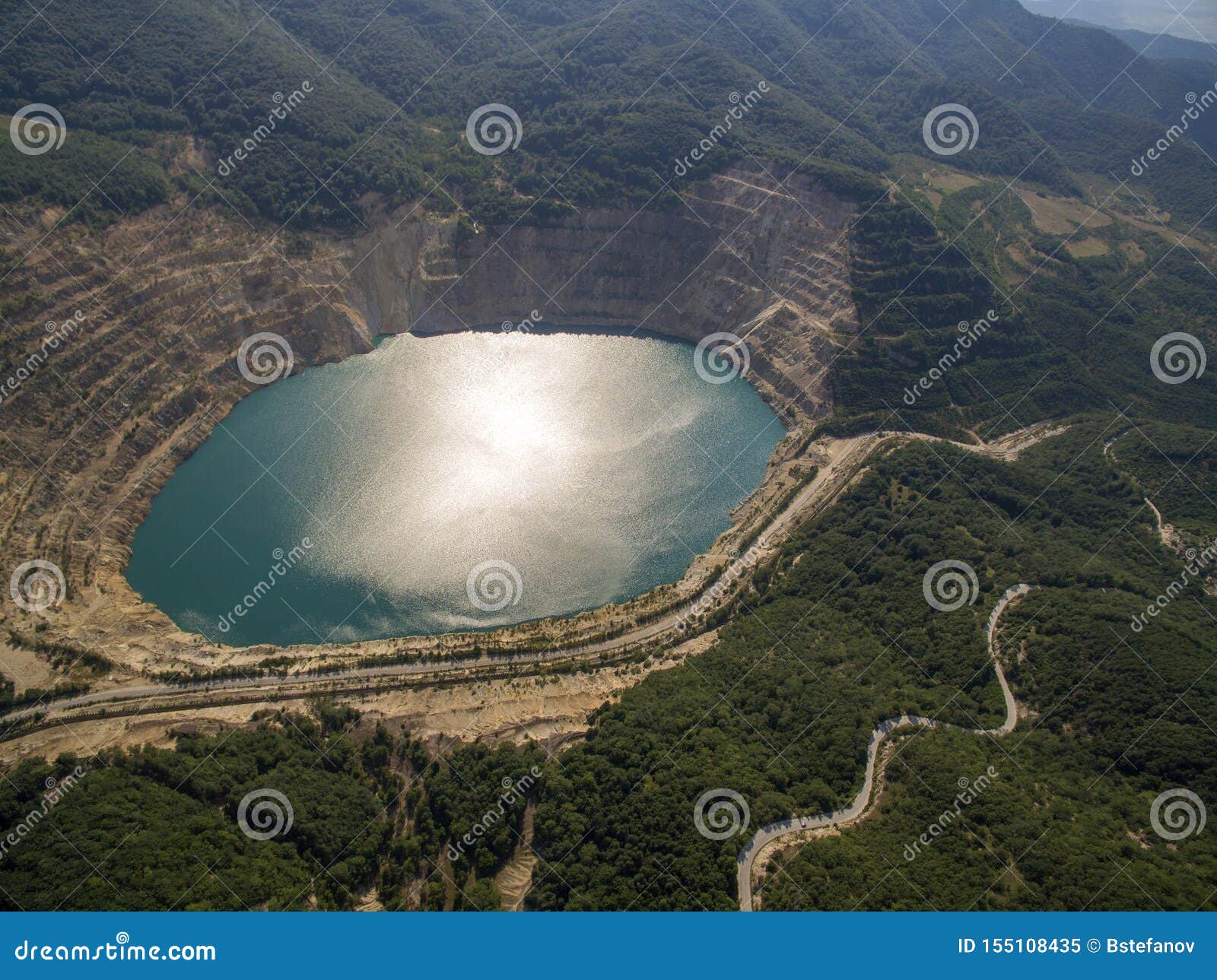 Abandoned copper mine stock image. Image of geology - 155108435