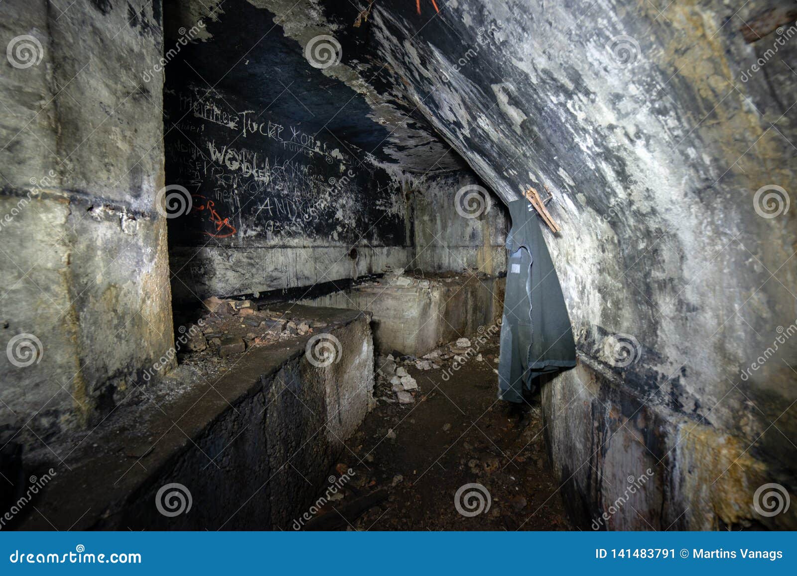 Abandoned Corridors of Post Soviet Rocket Launch Base in Latvia Stock ...