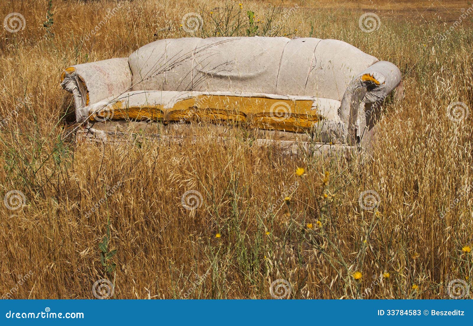 Abandoned couch stock image. Image of sofa, trash, abandoned - 33784583