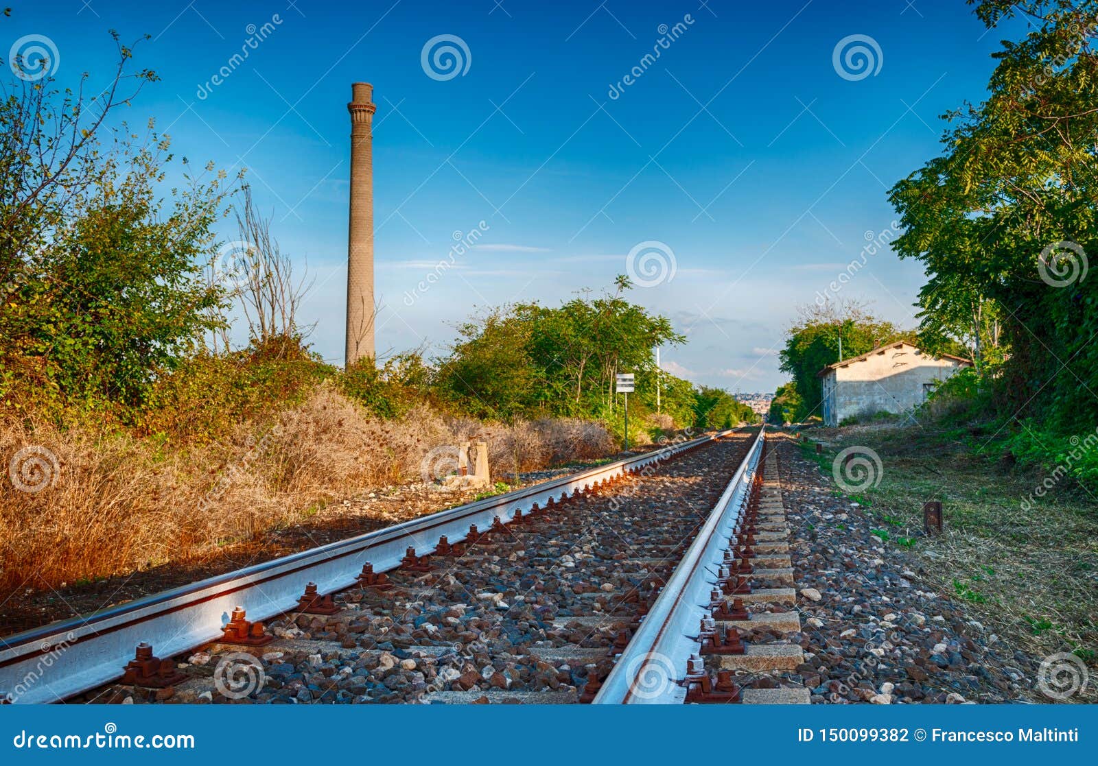 Abandoned Country Rail Station Stock Photo - Image of scenic, tourism ...