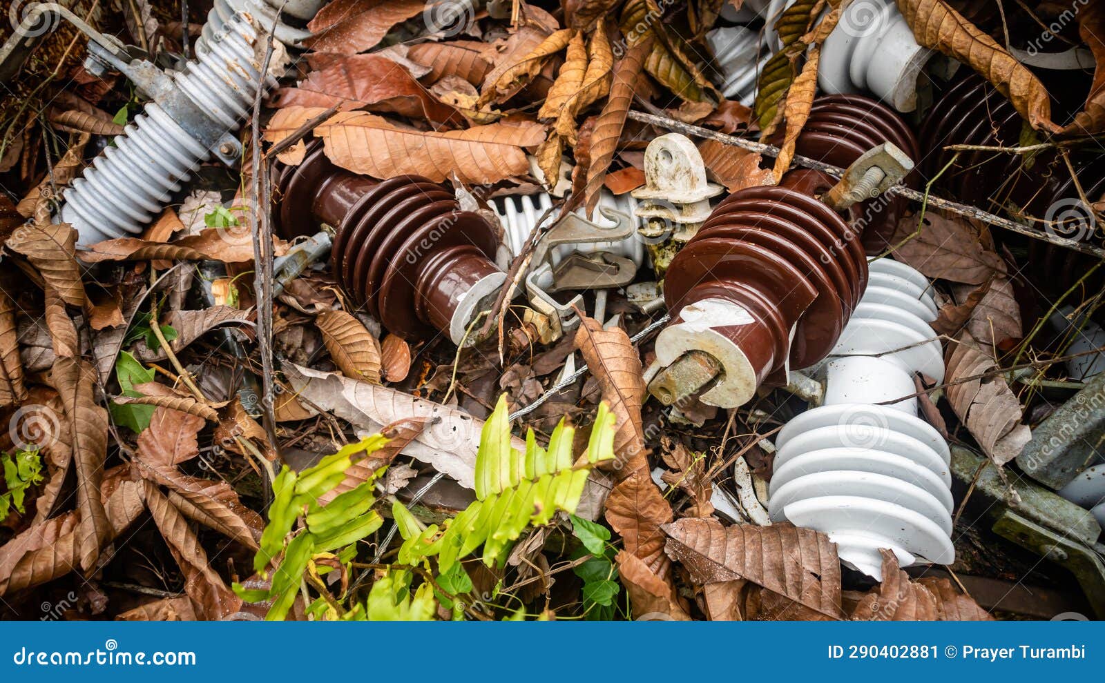 Abandoned Damaged Electrical Equipment Waste Stock Image - Image of ...