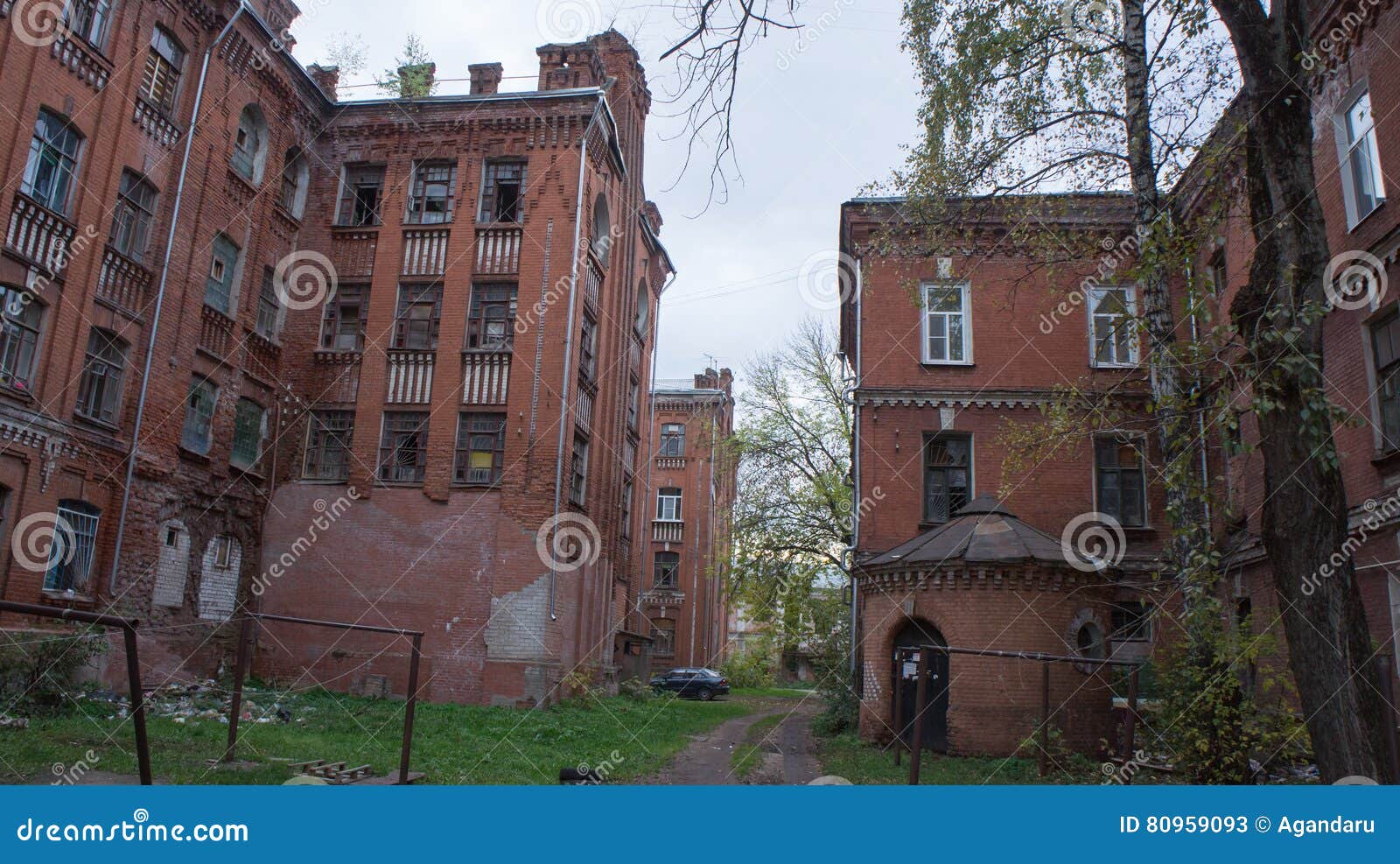 Abandoned and Decaying Home in Tver. Stock Image - Image of morozov ...