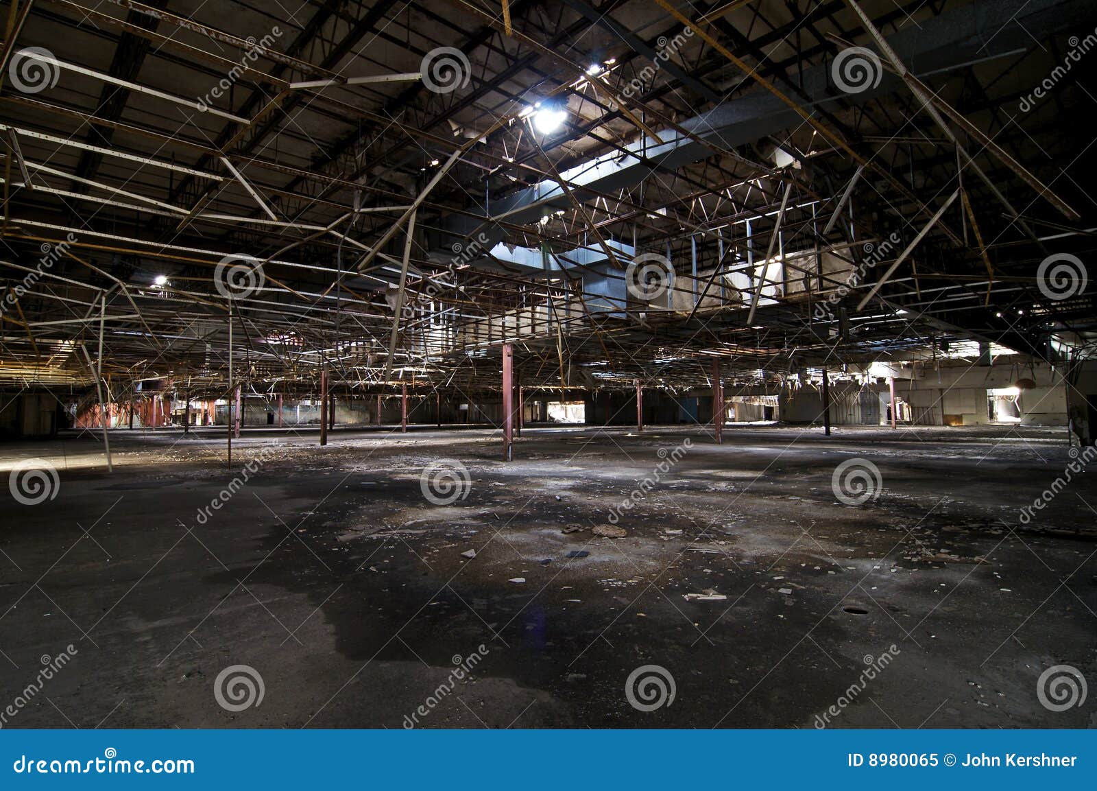Abandoned Department Store stock image. Image of department - 8980065