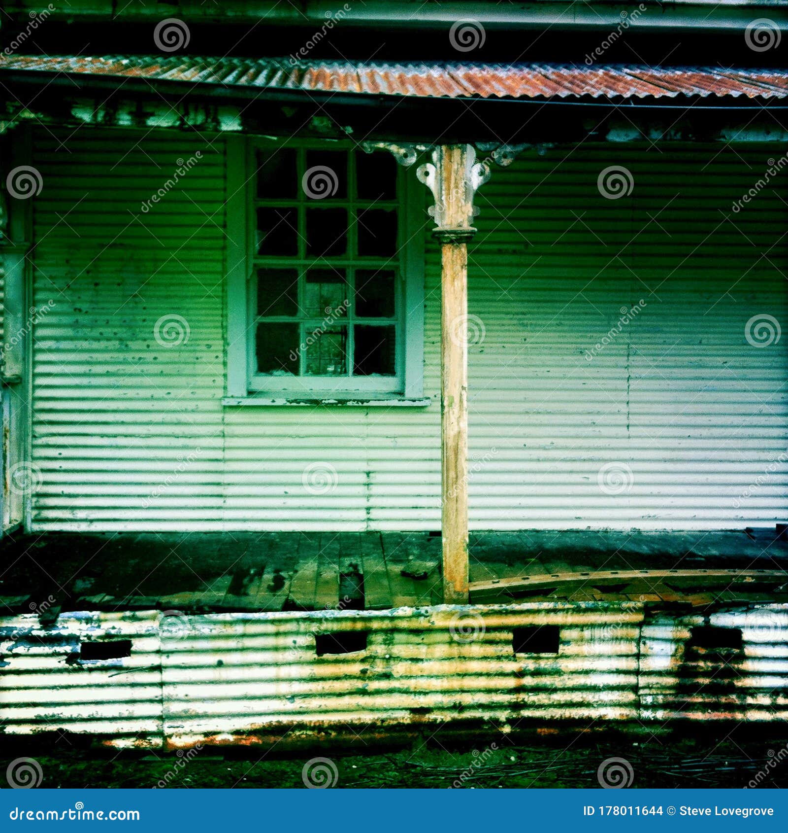 Abandoned Derelict Falling Down House Stock Photo - Image of overgrown ...