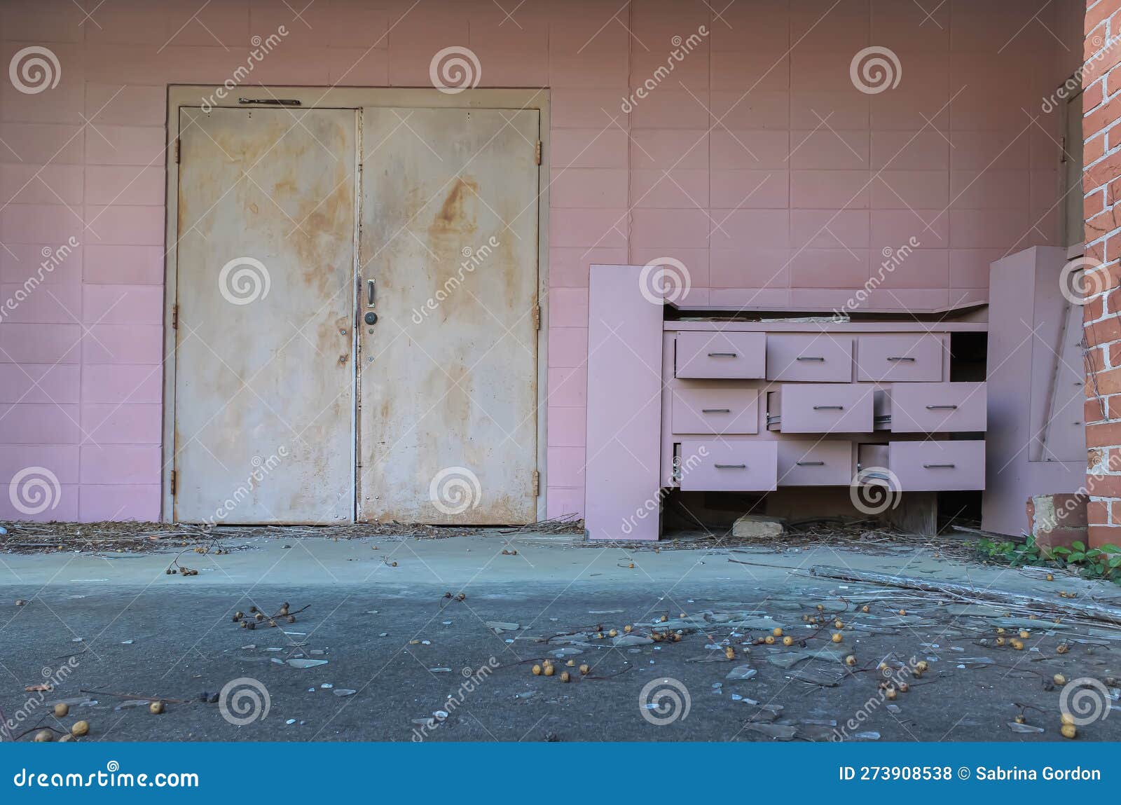 Abandoned Desk Loading Dock Stock Photo - Image of room, architecture ...