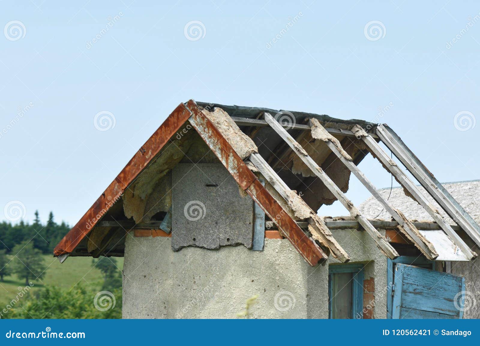 Deteriorated house detail stock image. Image of deteriorated - 120562421