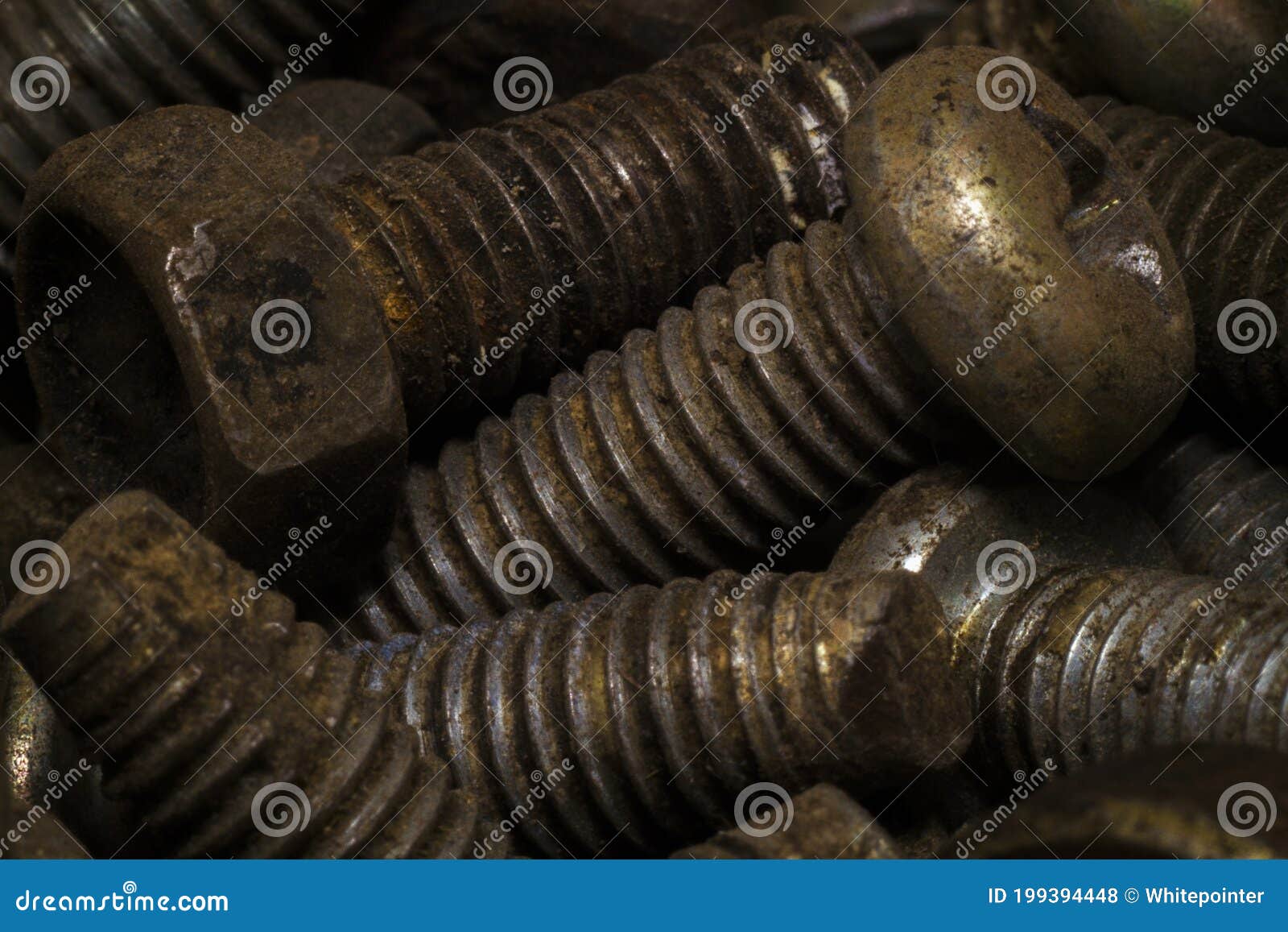 Abandoned Dirty Dusty Old Rusty Screws Stock Photo - Image of rust ...