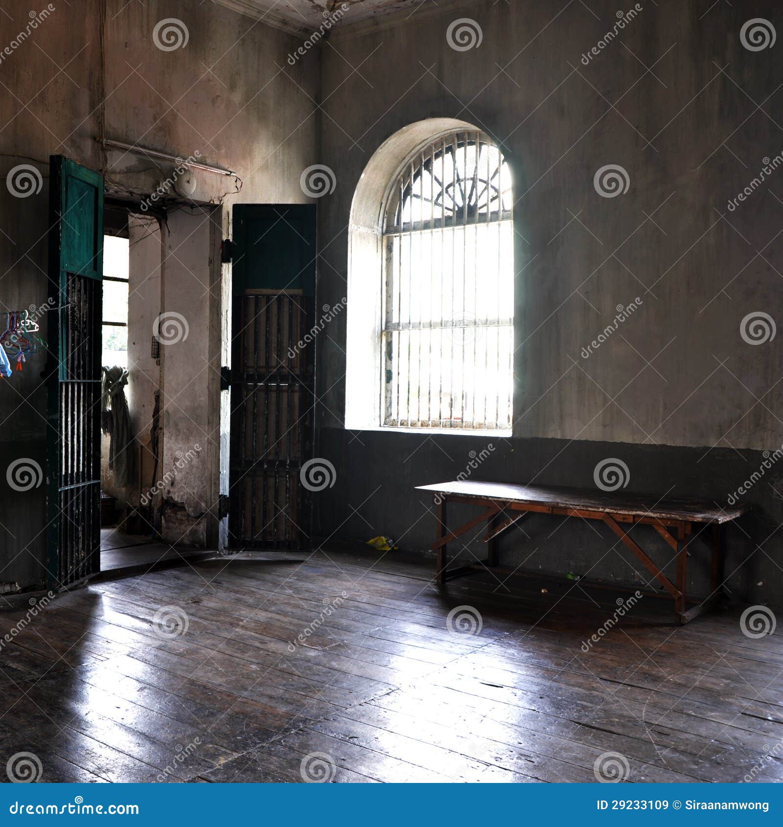Abandoned empty room stock image. Image of dangerous - 29233109