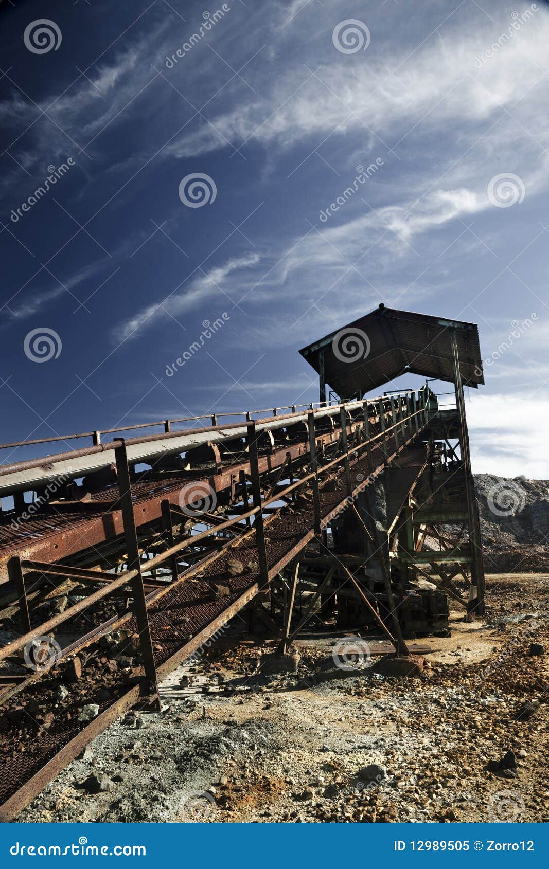 Abandoned Facilities stock image. Image of work, landscape - 12989505
