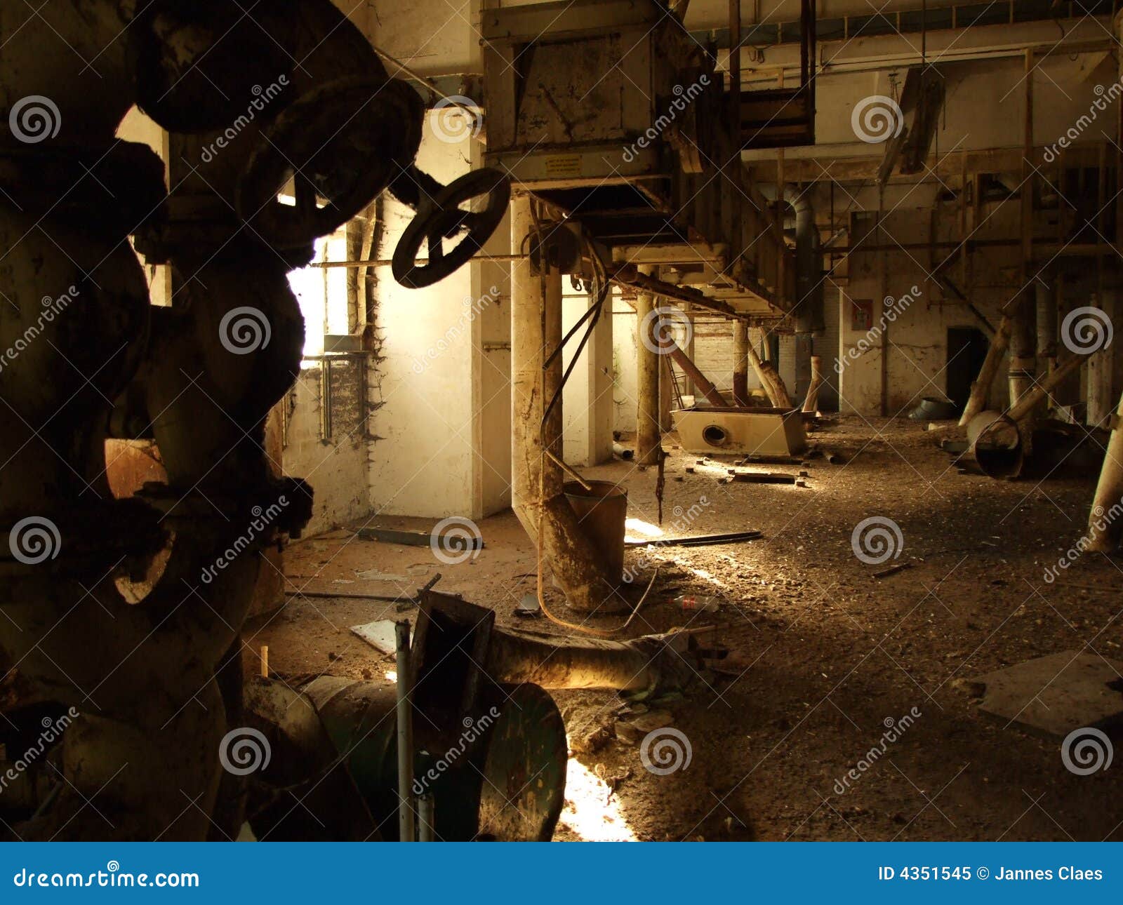 Abandoned factory stock image. Image of mess, decayed - 4351545