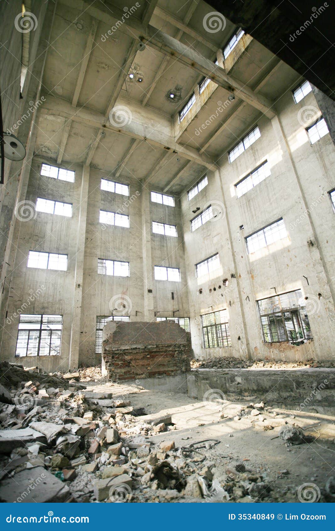 Abandoned factory stock image. Image of spooky, quiet - 35340849