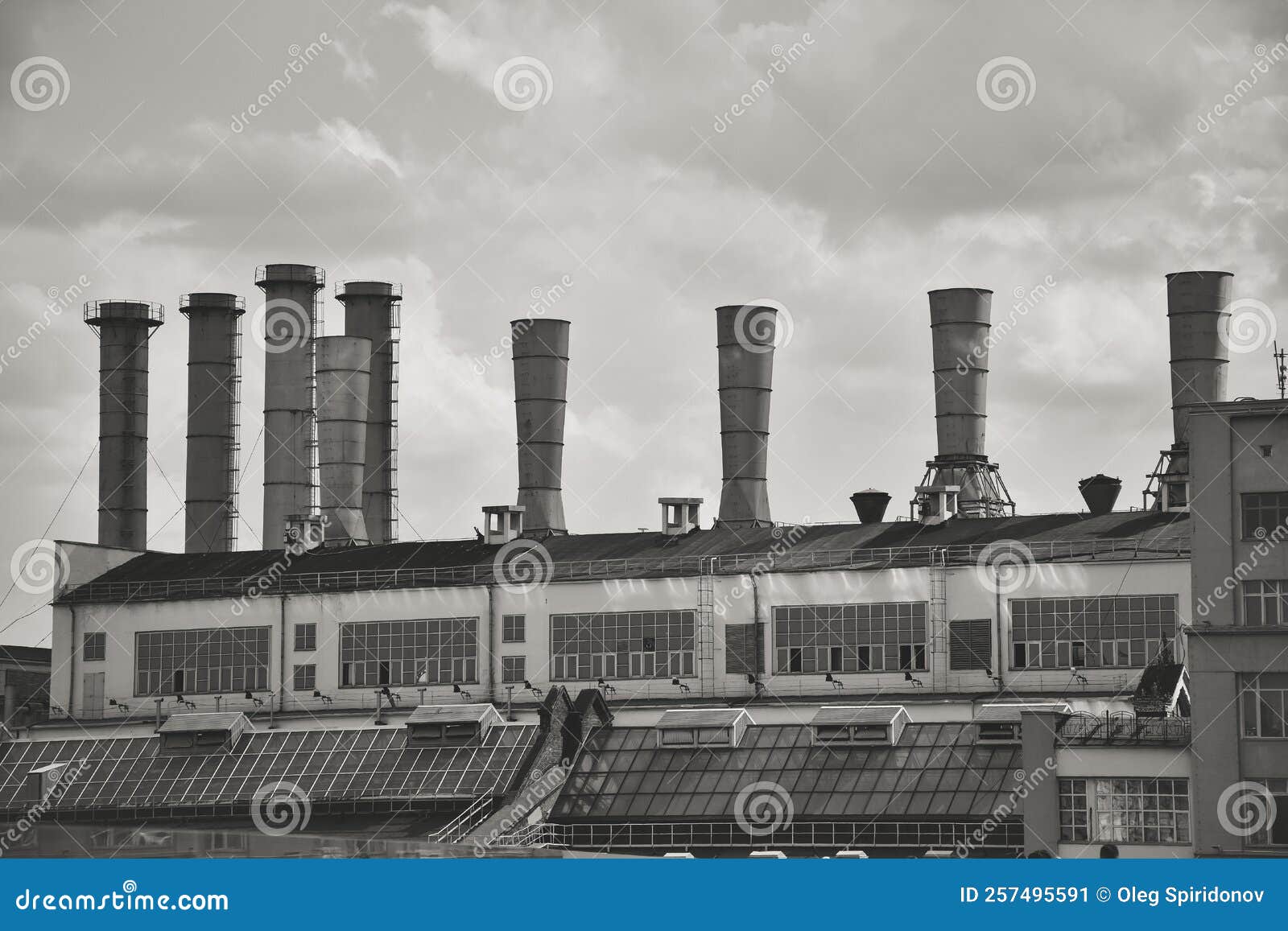 Abandoned Factory, Pipes in the Factory Stock Image - Image of factory ...