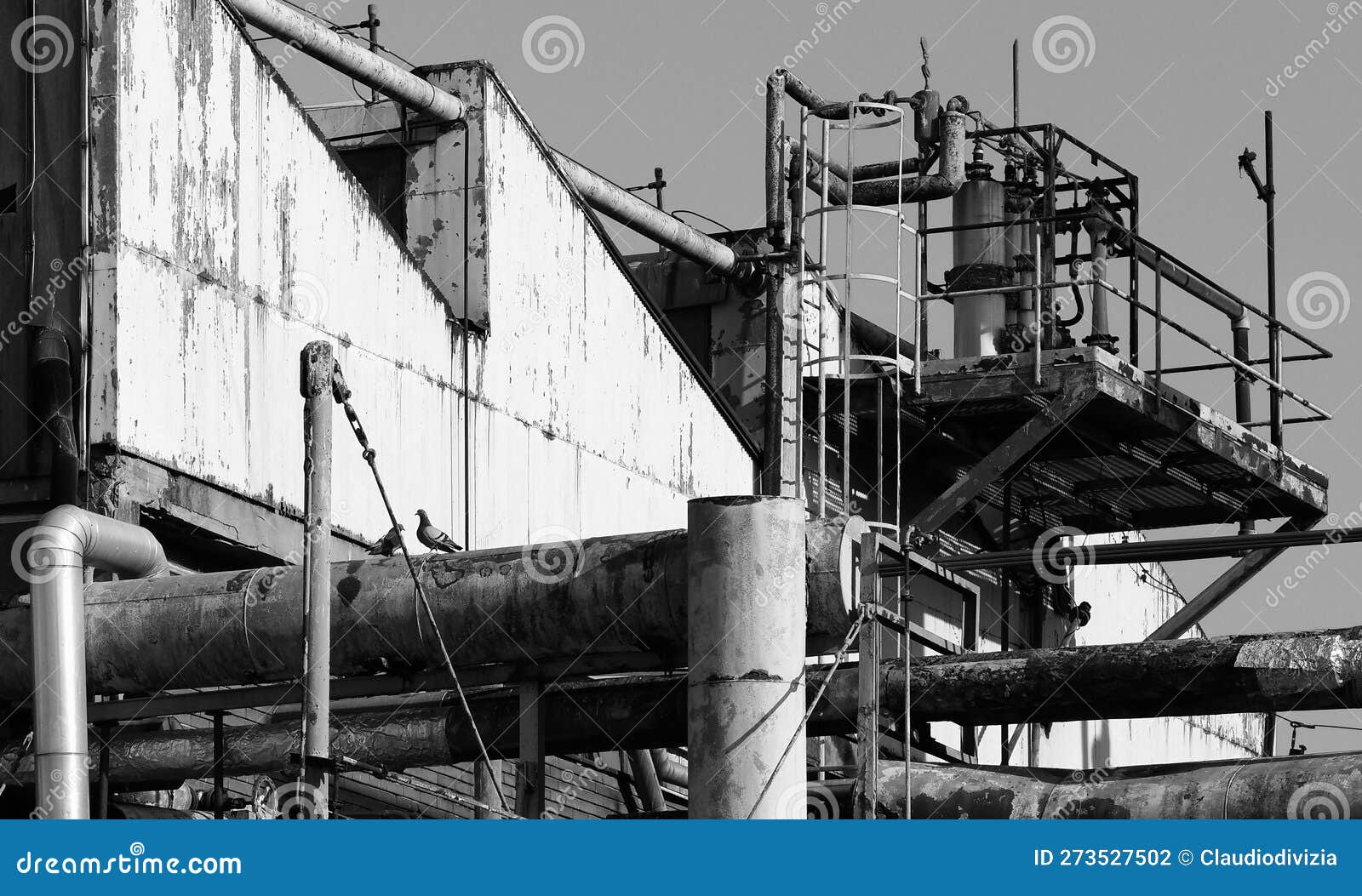 Abandoned factory ruins stock photo. Image of ruin, construction ...
