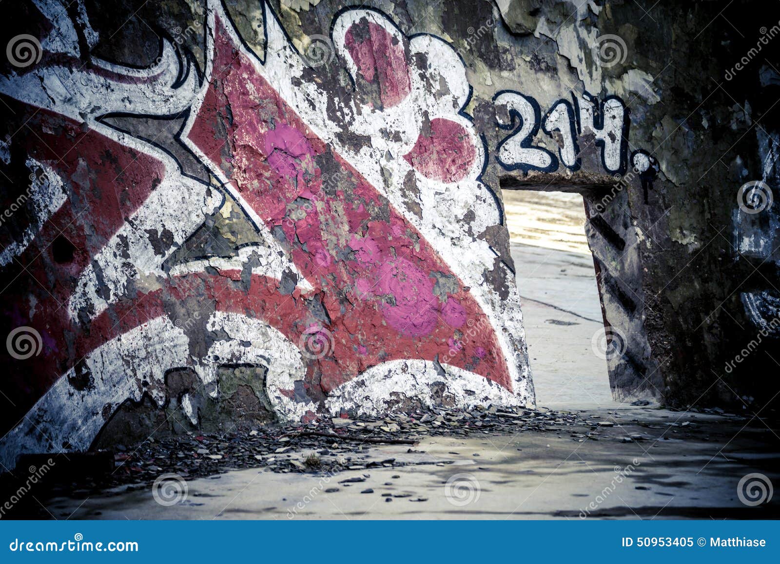 Abandoned Factory Building With Graffiti Art Editorial Photo ...