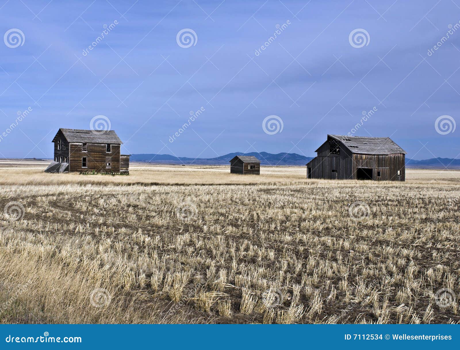 Abandoned Farm stock photo. Image of farm, vintage, wooden - 7112534