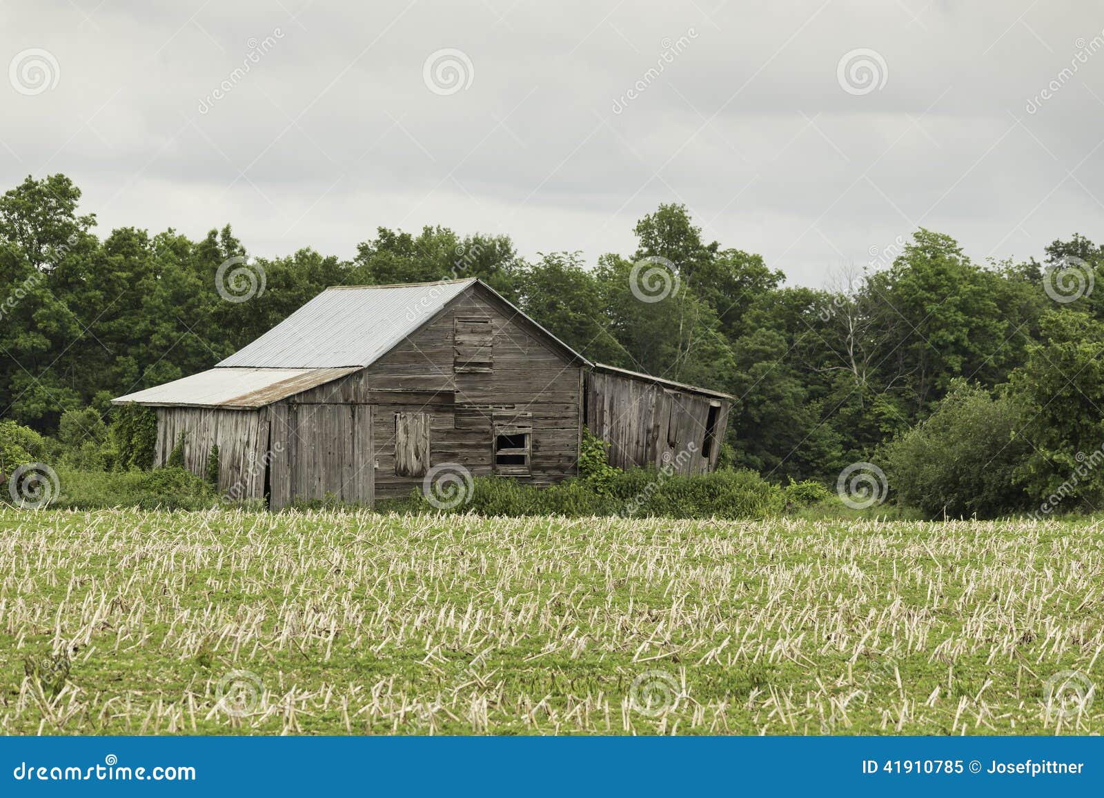 An Abandoned Farm Barn Structure Royalty-Free Stock Photography ...