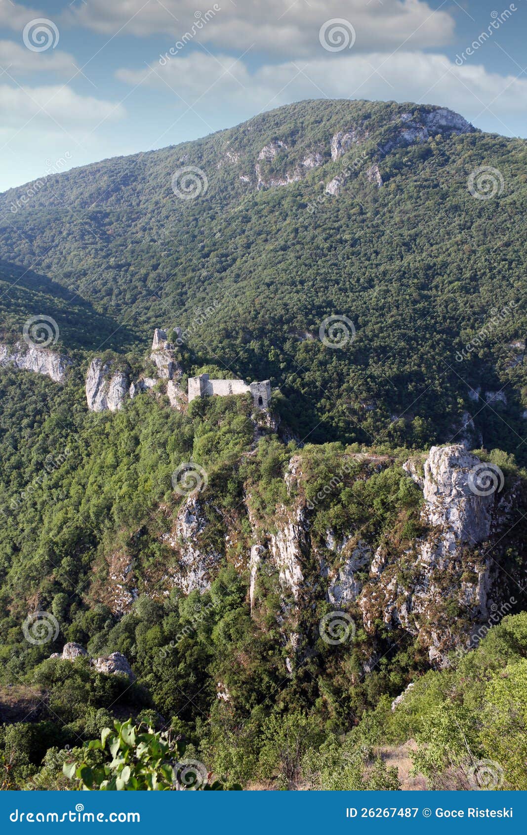 Abandoned Fortress Landscape Stock Image - Image of ancient, castle ...