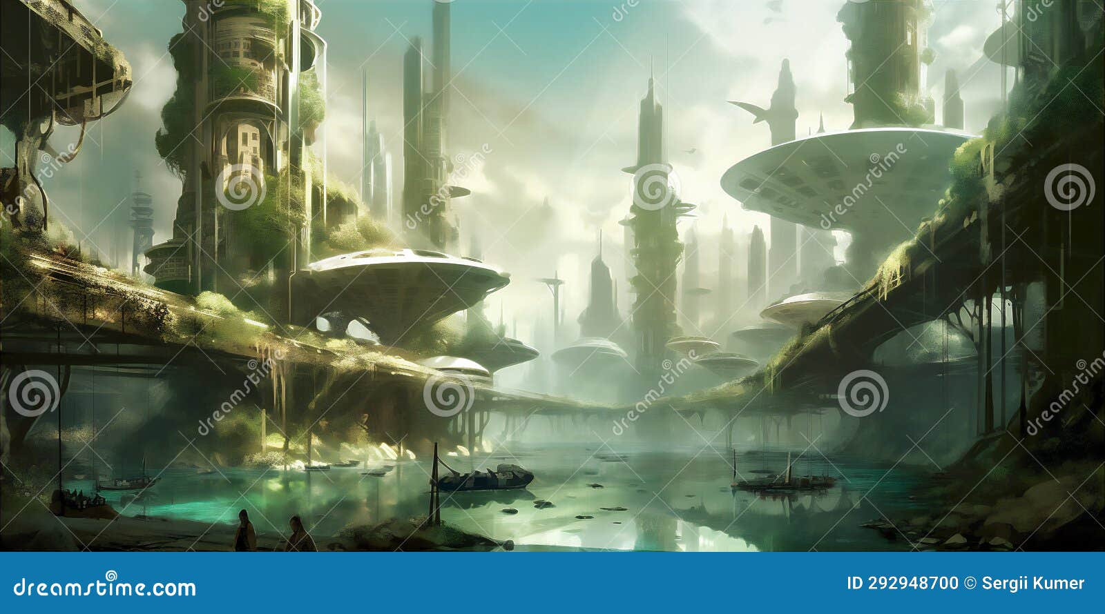 Posthuman Futuristic Female Cyborg With Artificial Body Modifications ...