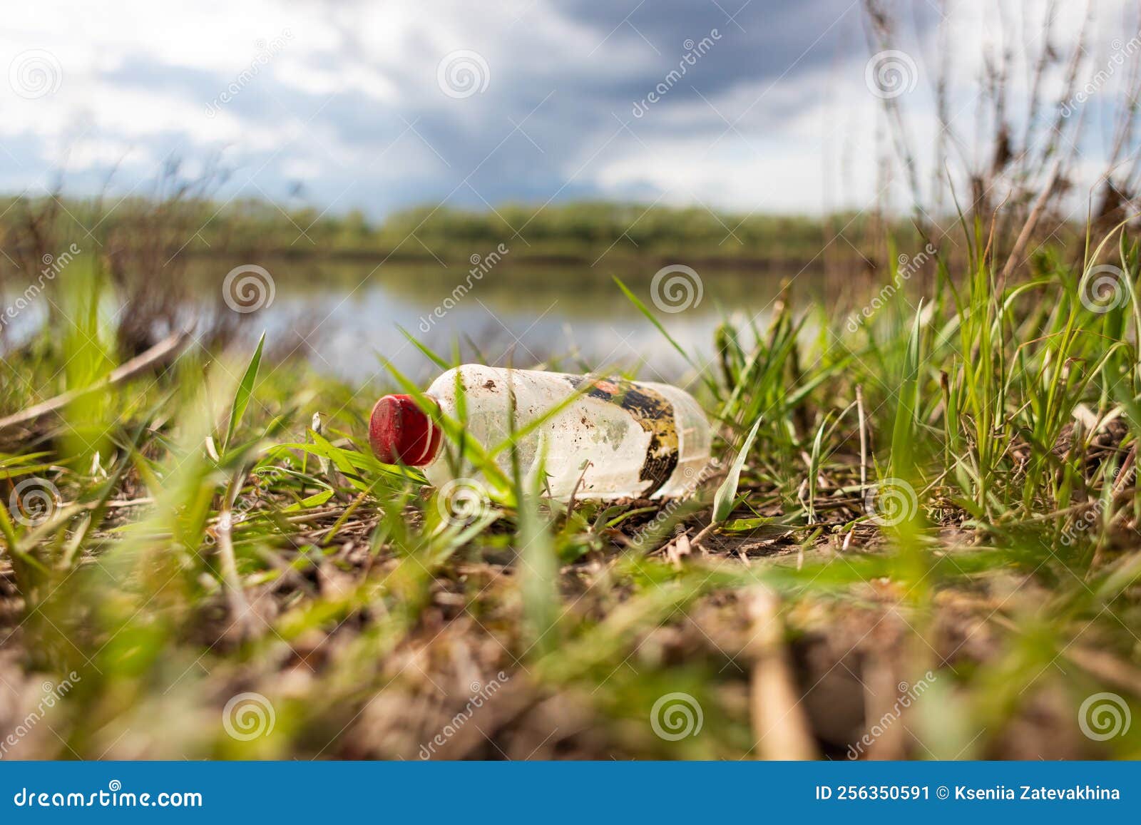 Abandoned Garbage Waste on Nature. Environmental Damage Caused by Human ...