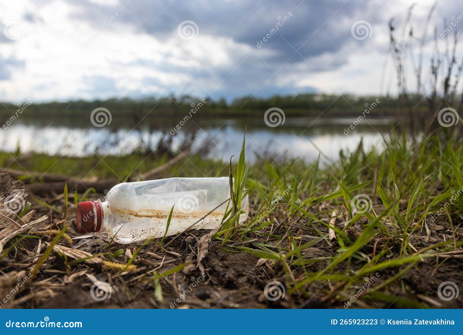 Abandoned Garbage Waste on Nature. Environmental Damage Caused by Human ...
