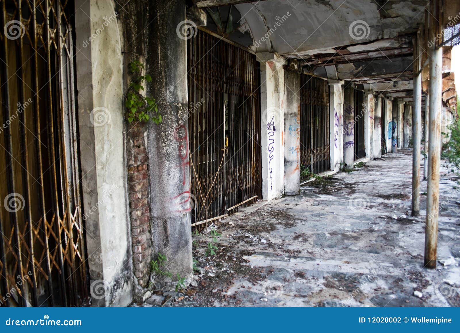 Abandoned ghost city stock photo. Image of fear, terror - 12020002
