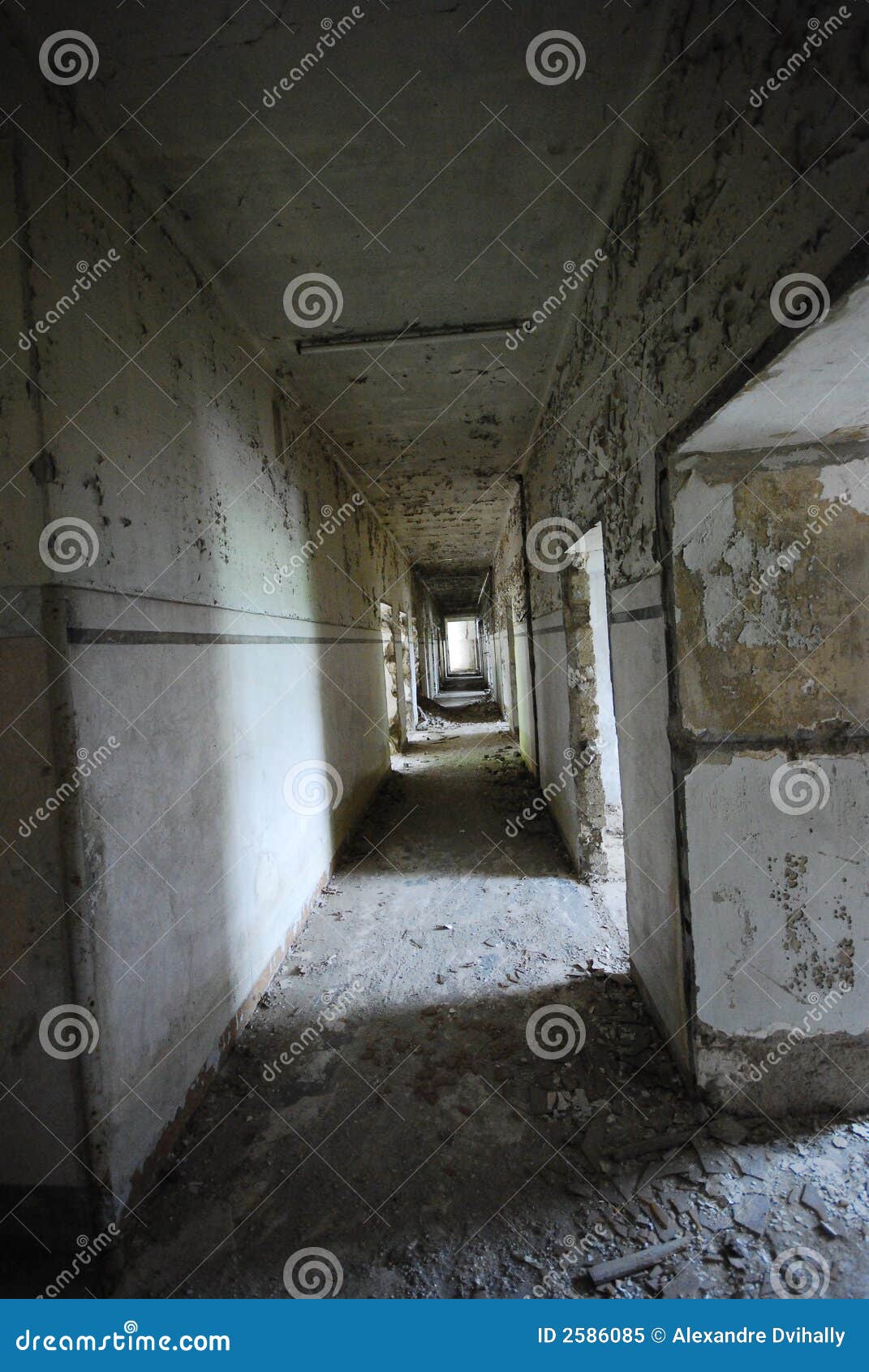 Abandoned hall stock image. Image of destroyed, unoccupied - 2586085