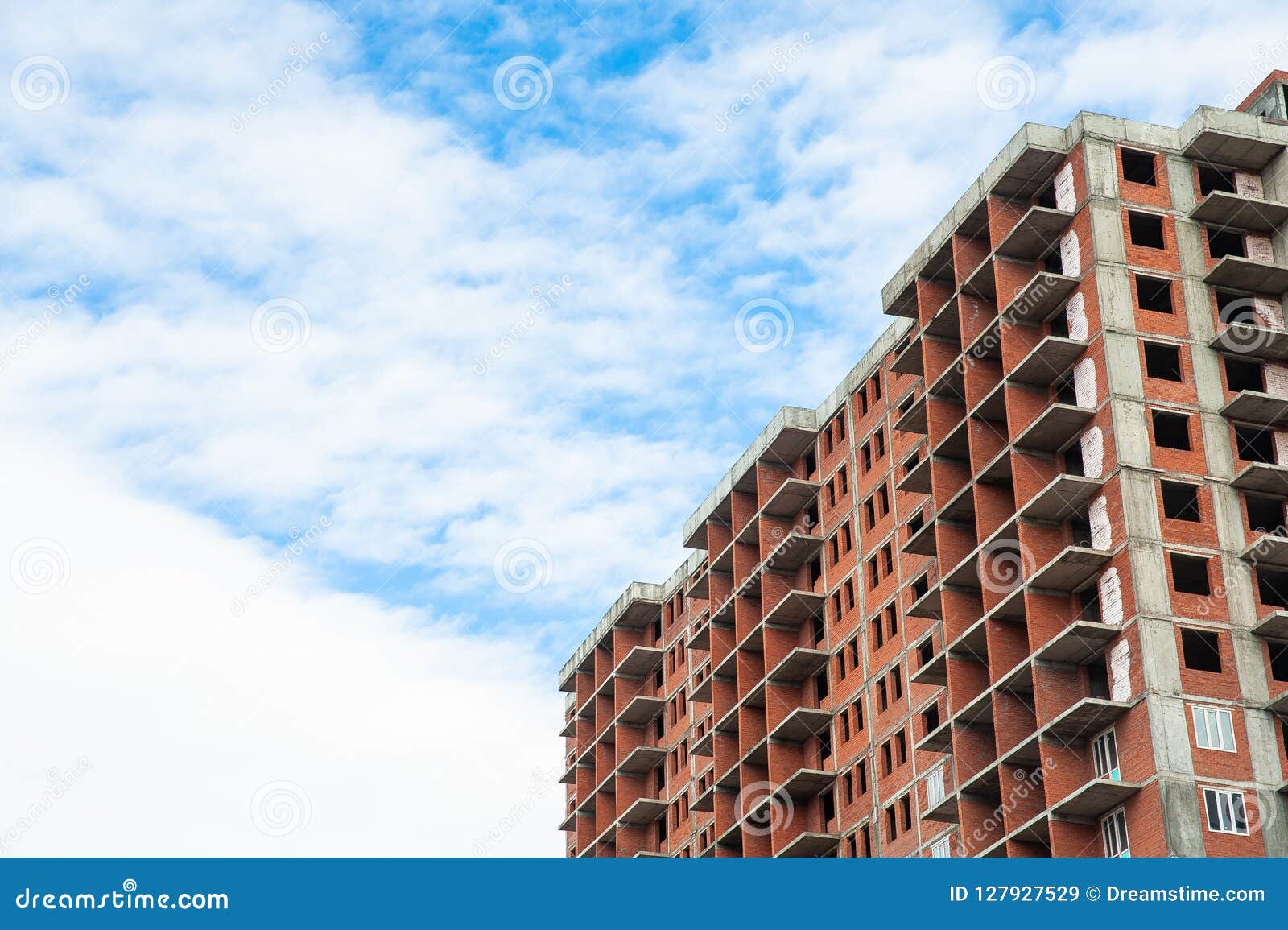 Abandoned High-rise Building Stock Image - Image of architecture ...
