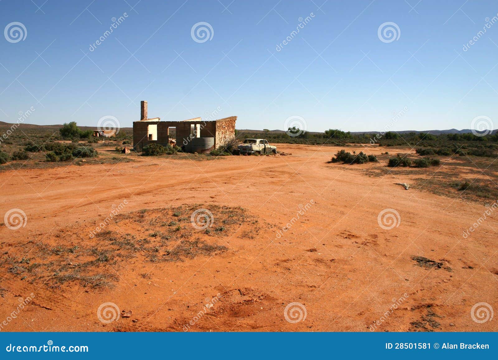 Abandoned Homestead Australian Outback Stock Image - Image of australia ...