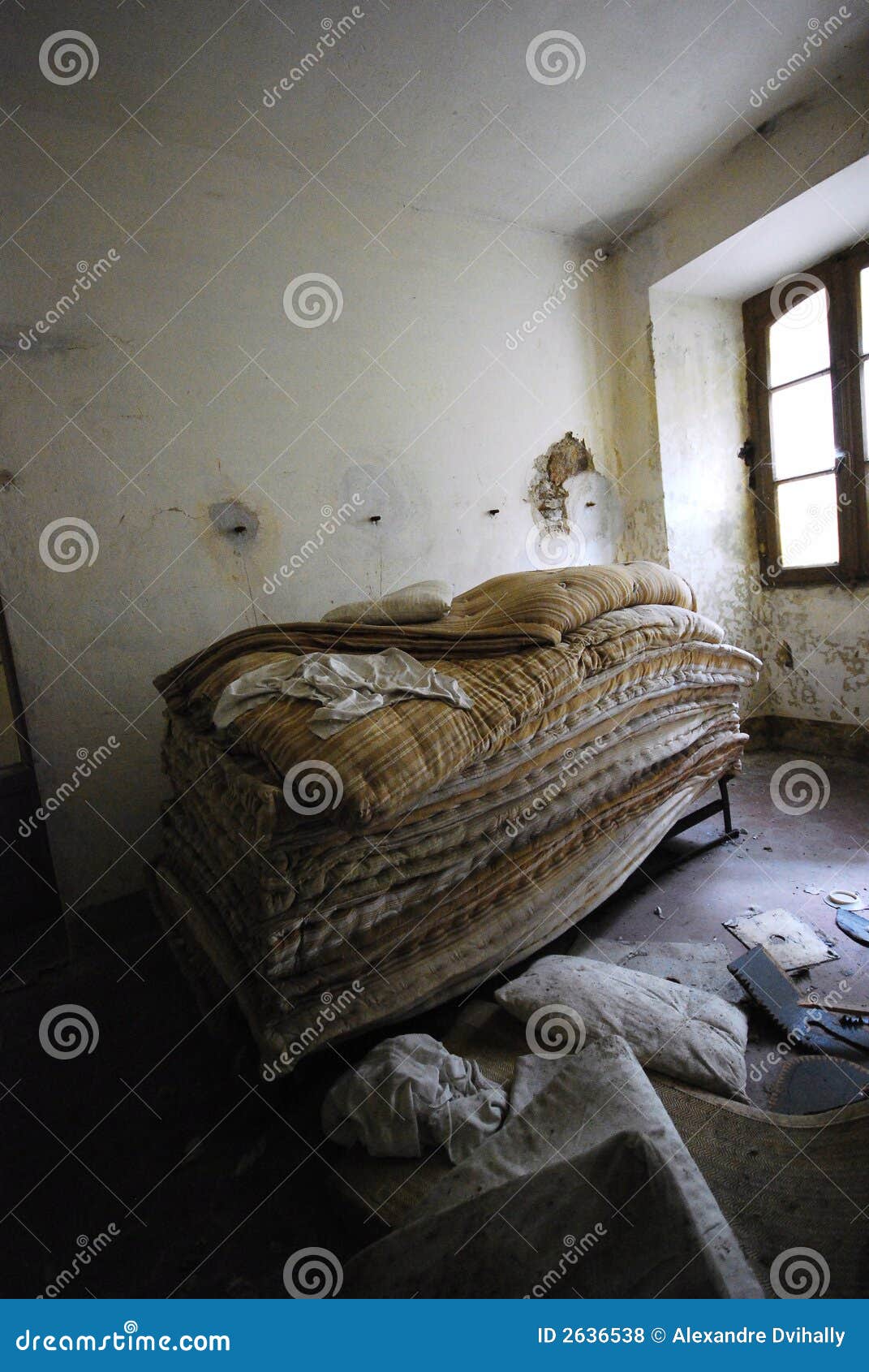 Abandoned Hospital stock photo. Image of building, eerie - 2636538