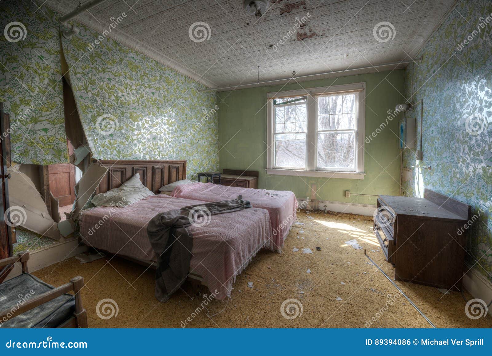 Abandoned Hotel Street View Royalty-Free Stock Image | CartoonDealer ...