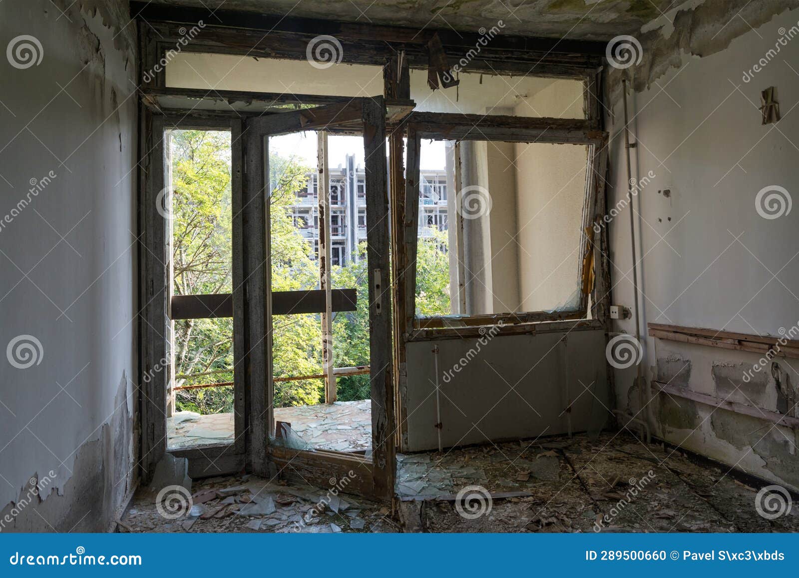 Destroyed Hotel Room