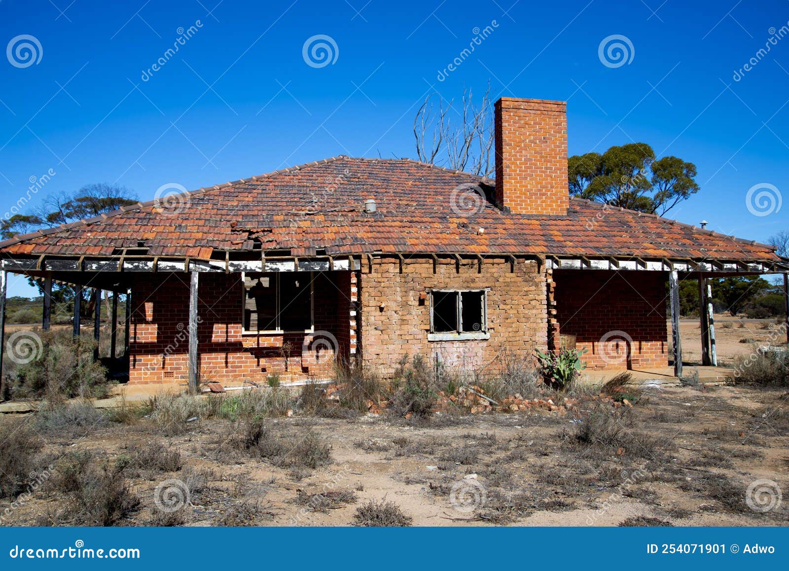 Abandoned House stock image. Image of depression, empty - 254071901