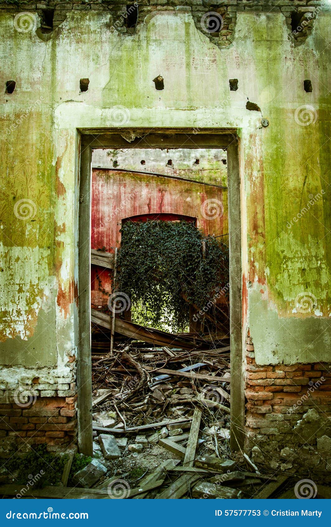 Abandoned house. Door stock image. Image of decay, dwelling - 57577753