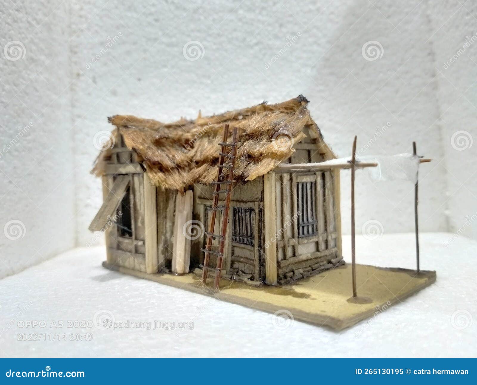 Abandoned house miniature stock image. Image of miniatur - 265130195