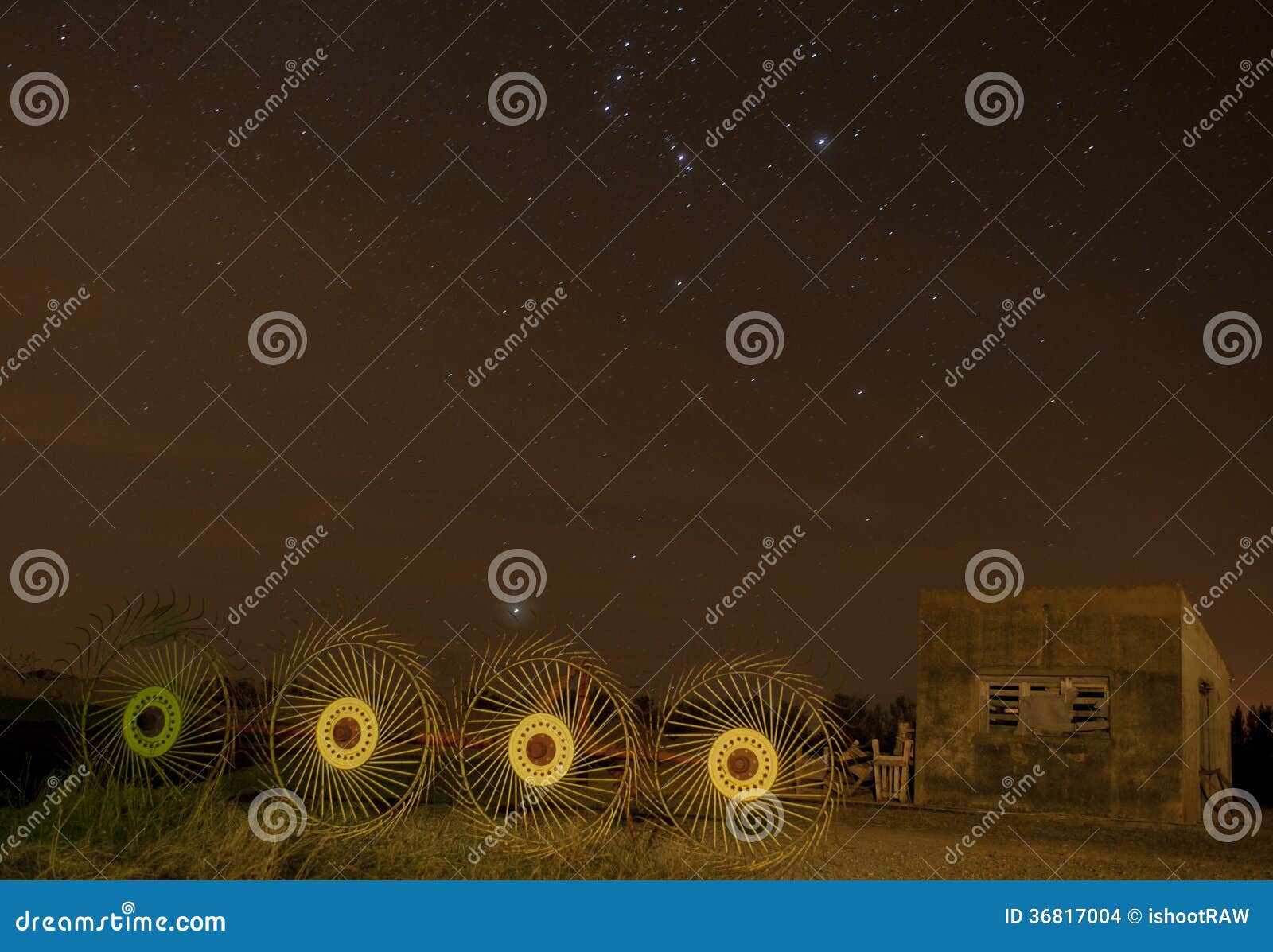 Abandoned house with stars stock photo. Image of bang - 36817004