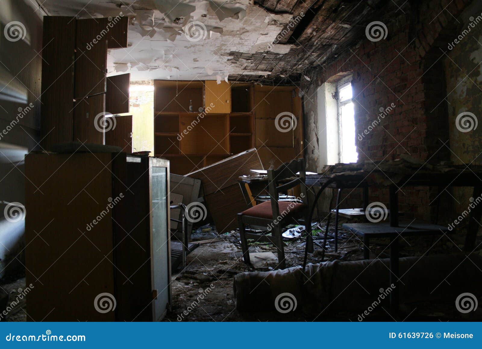Abandoned house stock photo. Image of object, dirt, vandalism - 61639726