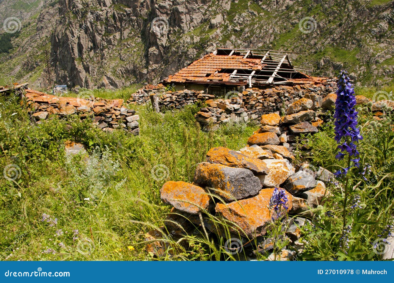 Abandoned Houses in Caucasus Stock Photo - Image of house, houses: 27010978