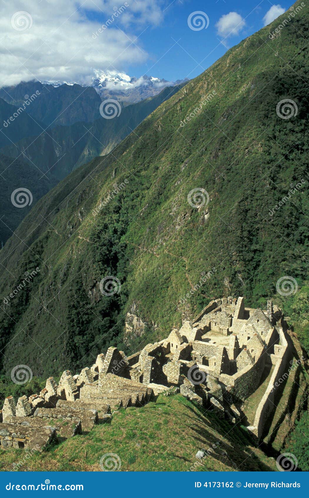 Inca Village Ruins In Peruvian Andes Stock Photo | CartoonDealer.com ...